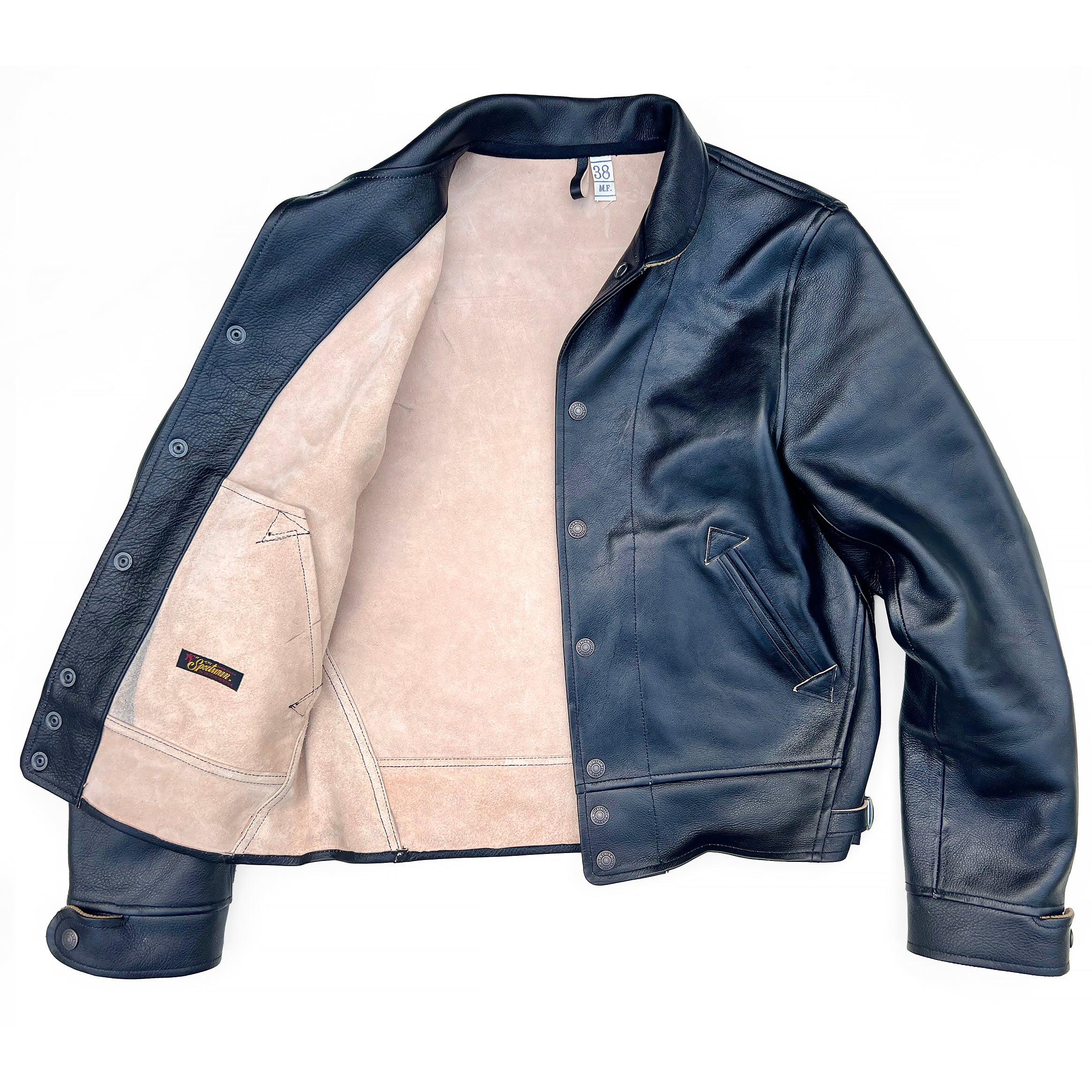 Campus "STUD" Jacket - Black | Mister Freedom®