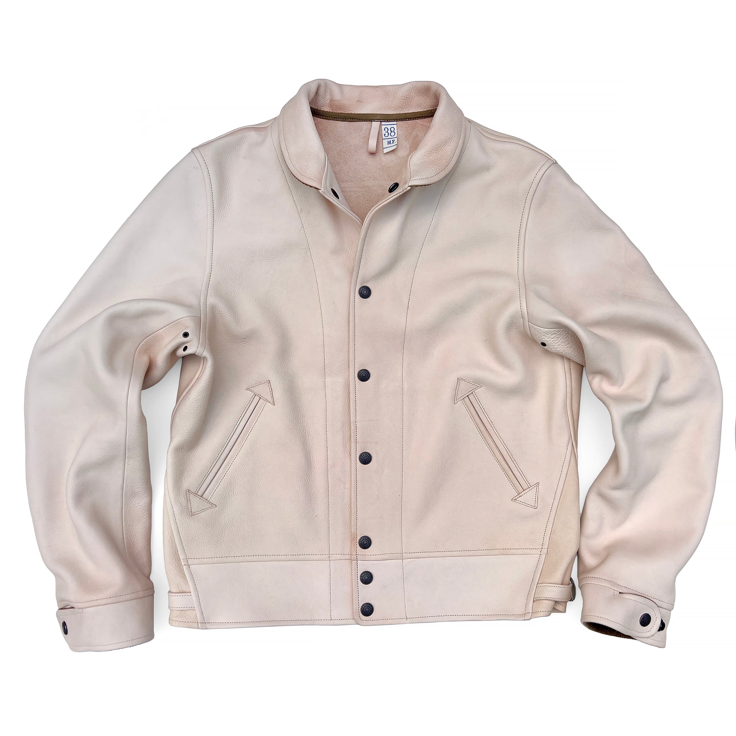 Campus "STUD" Jacket - Natural | Mister Freedom®