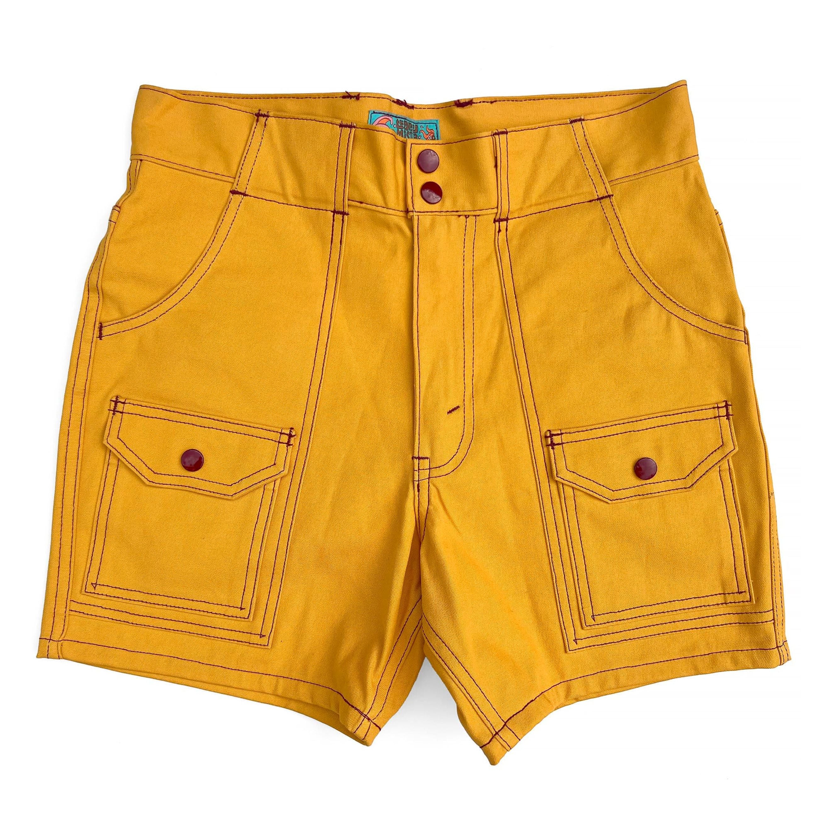 Manureva Deck Shorts "Cooper Ed." - Banana | Mister Freedom®
