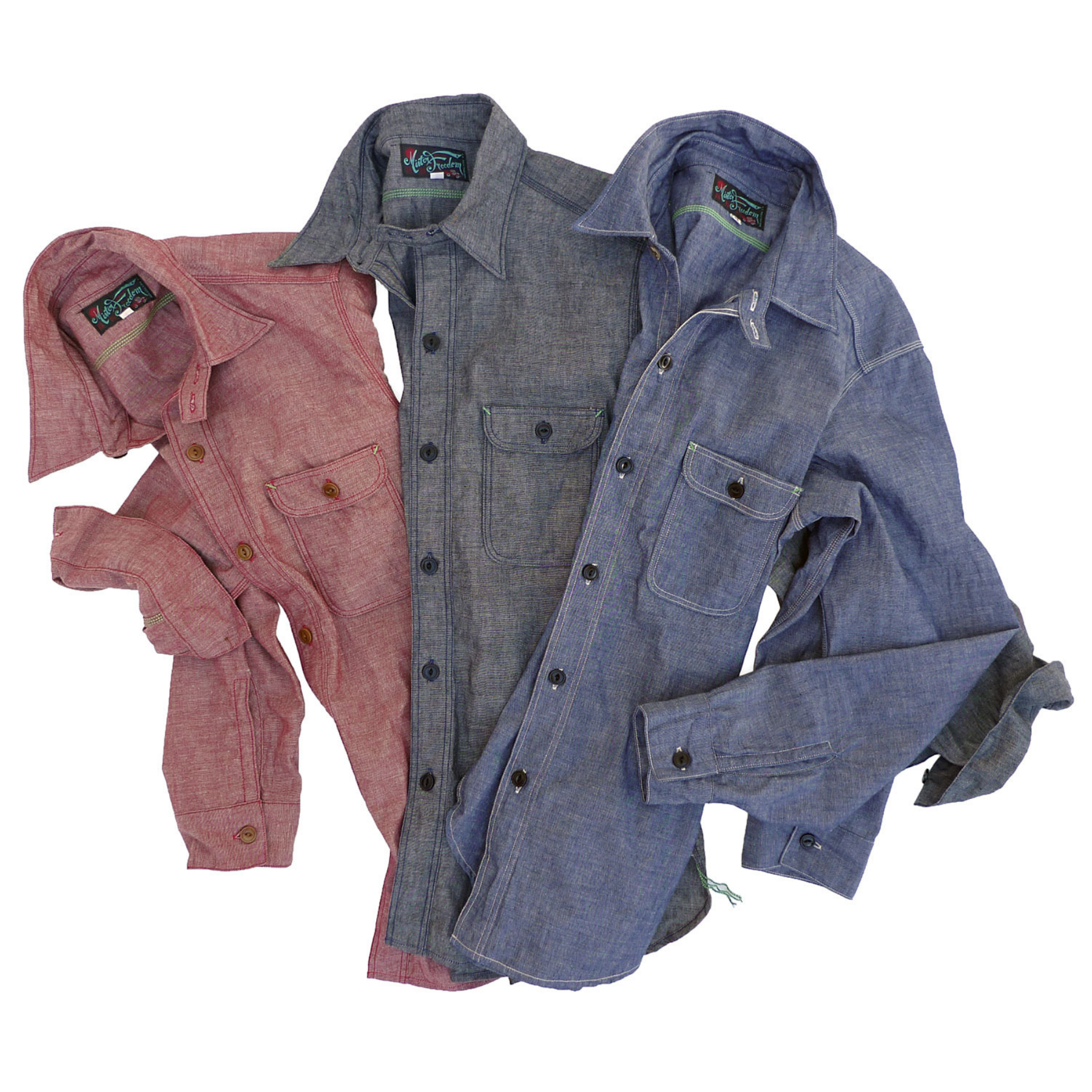 Nixon Shirt - Red Chambray | Mister Freedom®