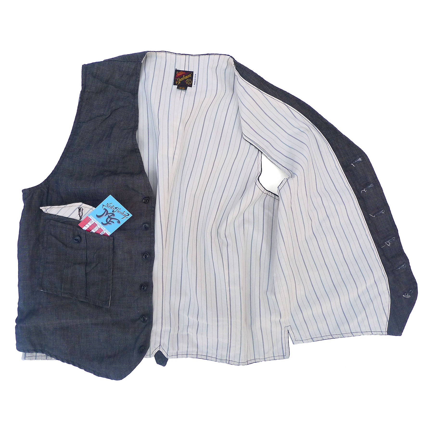 Continental Vest - Charcoal | Mister Freedom®