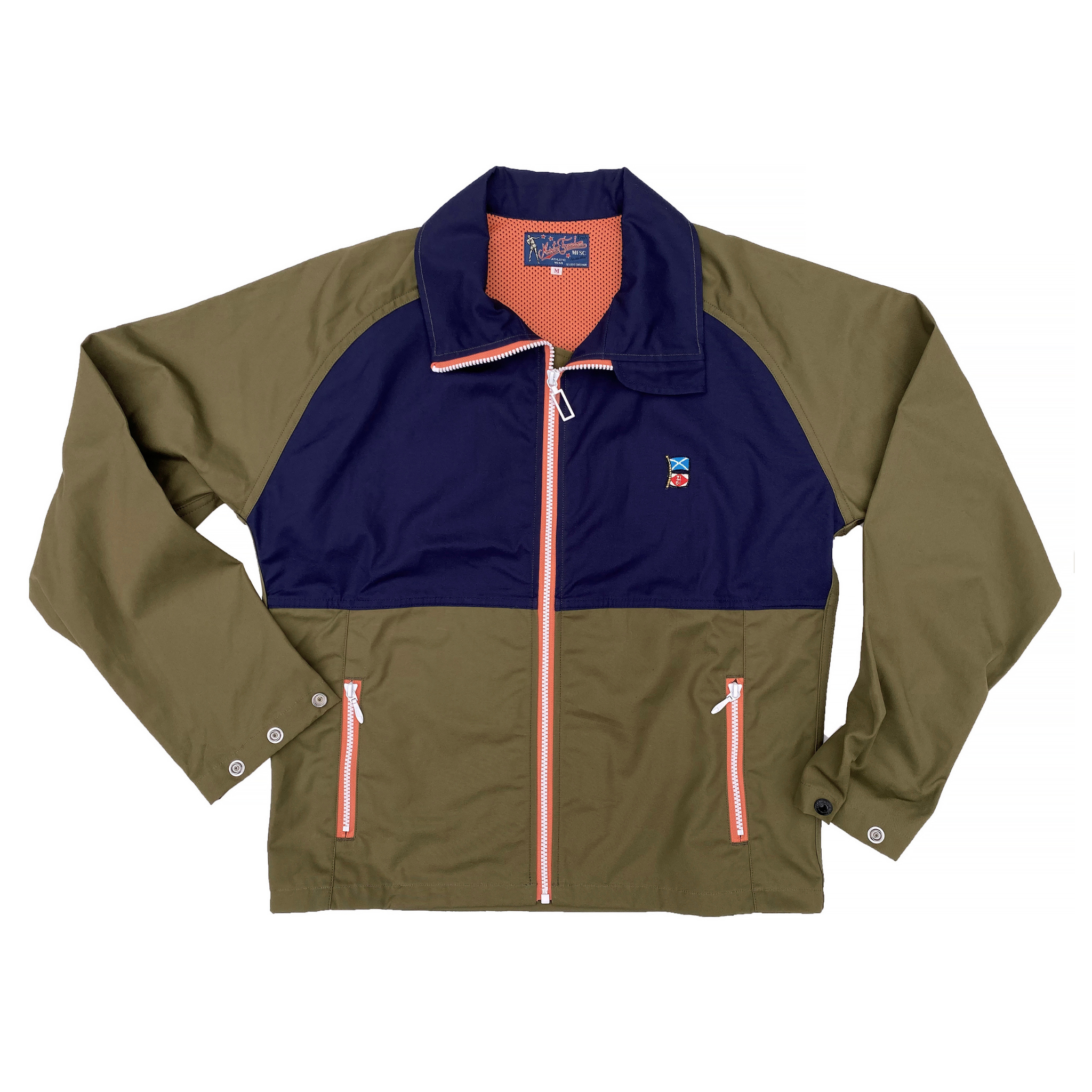 The Mercury Jacket - Olive Green/Navy Blue | Mister Freedom®