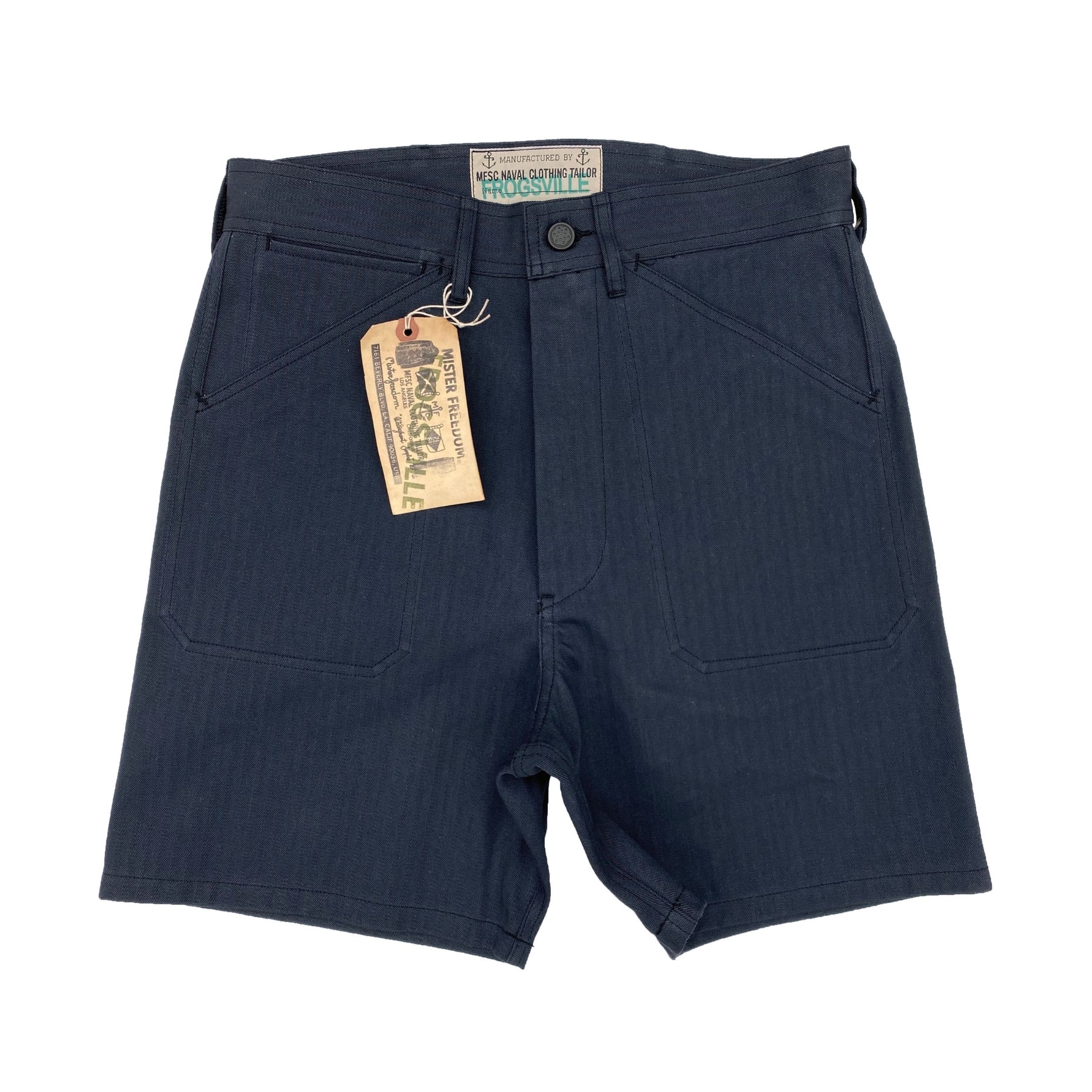 Swabbies Cut-offs - Navy Blue HBT | Mister Freedom®
